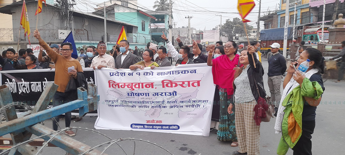 प्रदेश १ को नामकरण: संसदभित्र छलफल, बाहिर नारा :: सेतोपाटी संवाददाता ...