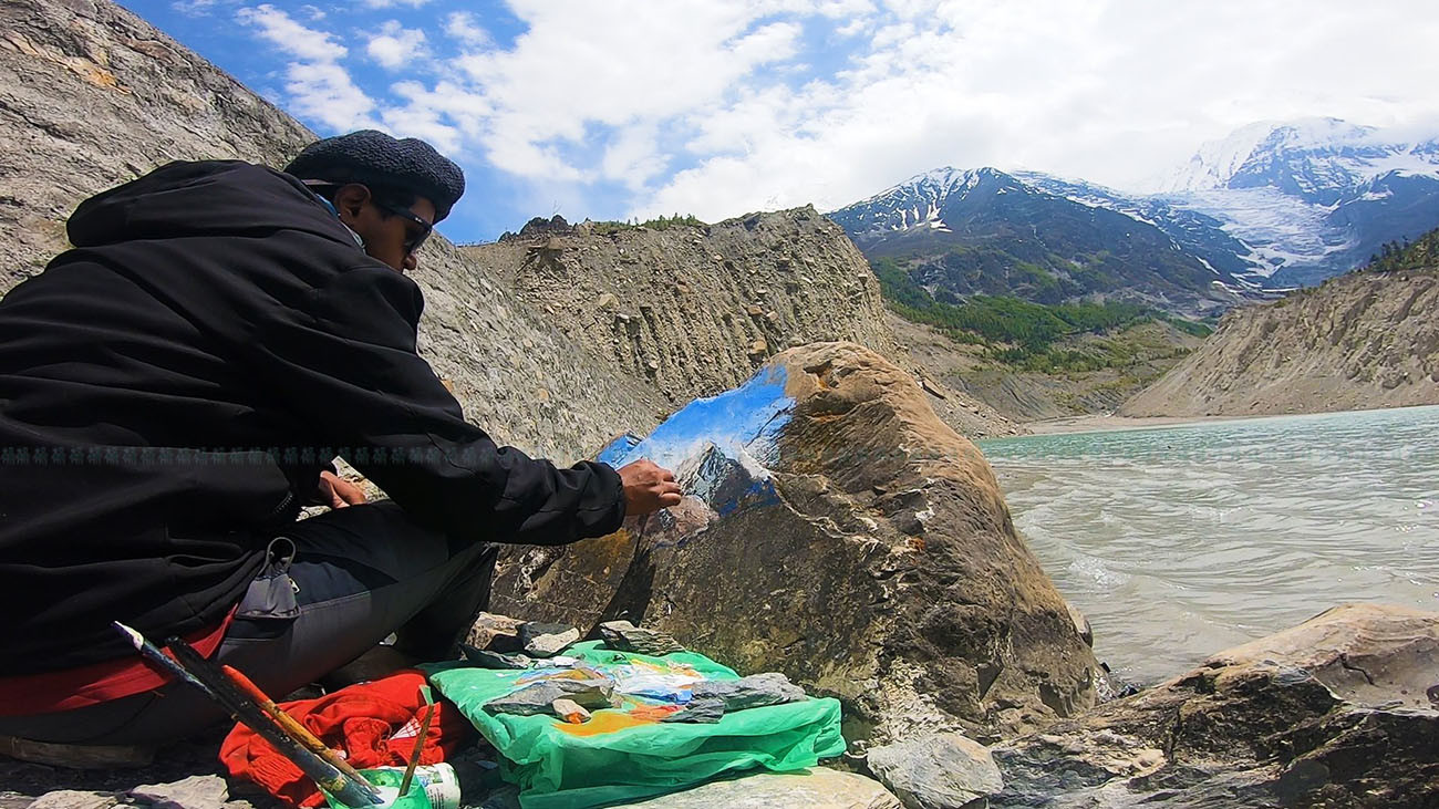 मनाङको दृश्य मनाङकै ढुंगामा (भिडिओ) :: विवेक राई :: Setopati