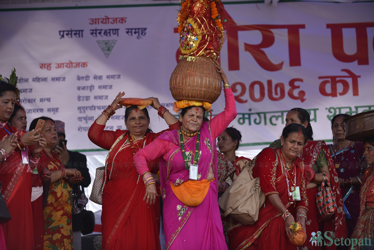 काठमाडौंमा मनाइयो गौरा पर्व :: नारायण महर्जन :: Setopati