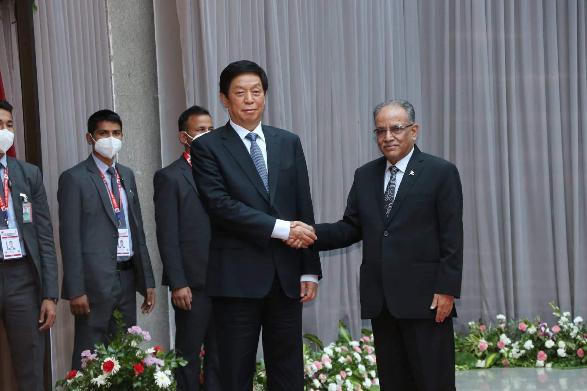 चिनीयाँ नेता चान्शु र प्रचण्डबीच भेटवार्ता :: सेतोपाटी संवाददाता ...