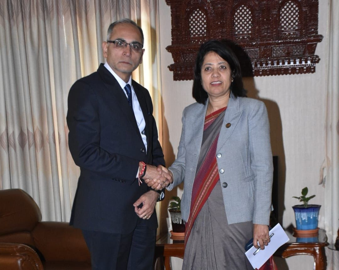 परराष्ट्र मन्त्री पौड्यालसँग भारतीय विदेश सचिव क्वात्राको भेटवार्ता ...