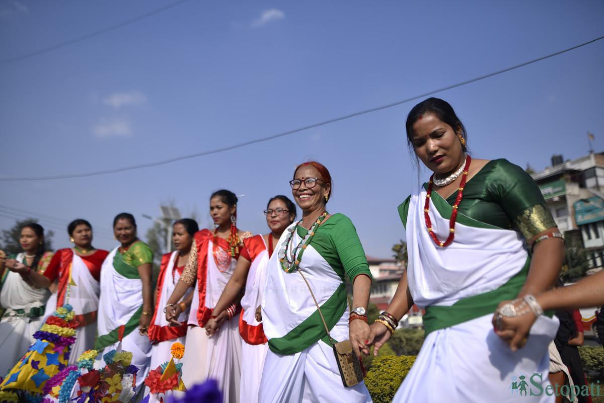 काठमाडौंमा मनाइयो समा-चकेवा(फोटोफिचर) :: नारायण महर्जन :: Setopati