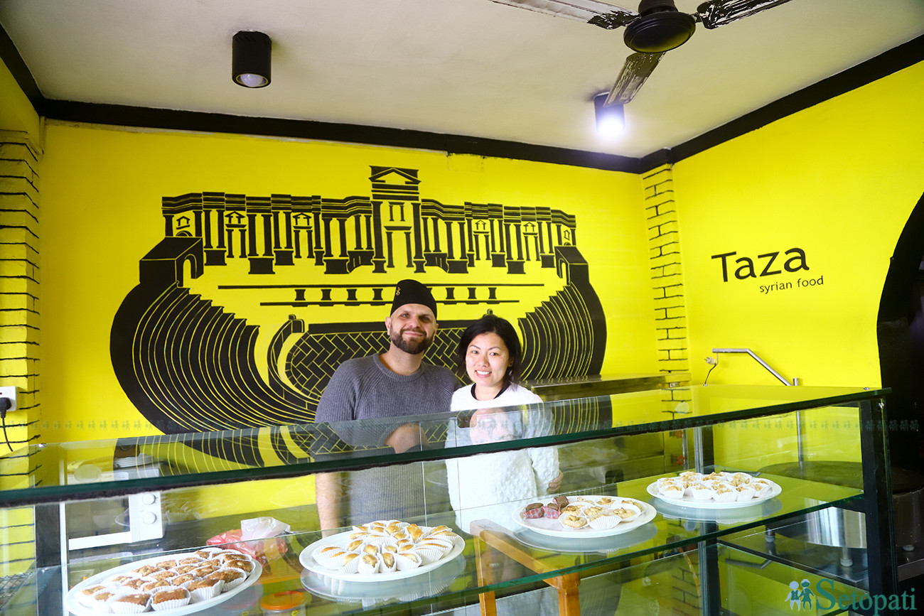 सिरियन र नेपाली जोडीको रेस्टुरेन्टमा १२७ देशका ग्राहकको चिनो :: जुना ...